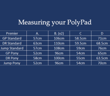 PolyPads Premier GP Saddle Pad - PolyPads